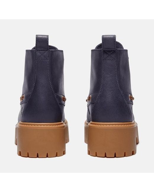 Timberland Stone Street Platform Kiltie Boot For in Blue | Lyst UK