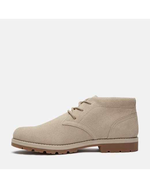 Timberland Britton Square Mid Lace Up Boot For in Natural for Men | Lyst UK