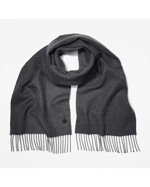 Timberland Solid Woven Scarf in Black | Lyst UK