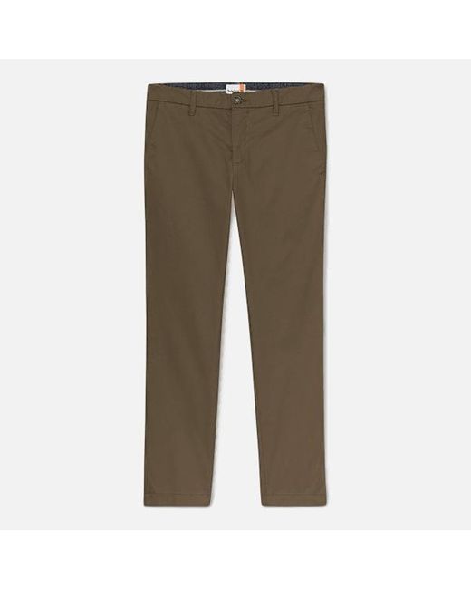 Timberland Claremont Twill Chino Slim Trouser For in Green for Men ...