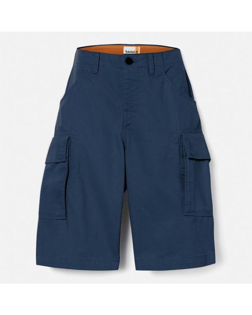 Timberland Brookline Twill Cargo Short For in Blue for Men | Lyst UK