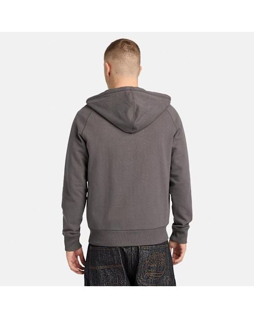 Timberland Exeter River Full-Zip Hoodie For in Grey for Men | Lyst UK
