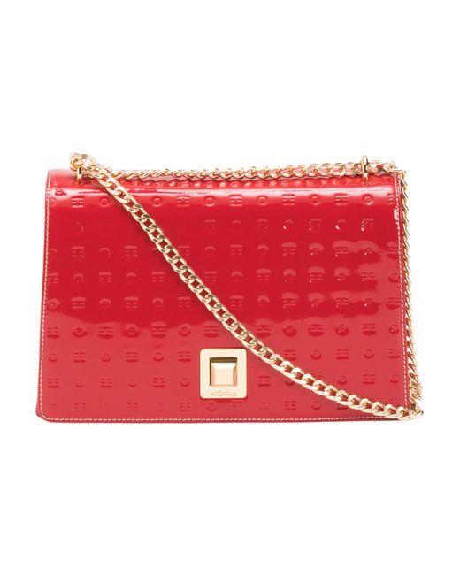 TJ Maxx Patent Leather Crossbody Bag, Leather in Red | Lyst