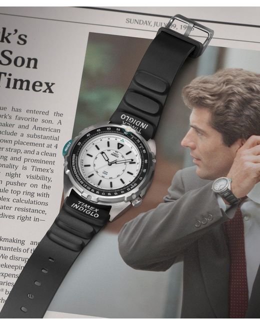Timex 1995 Intrepid Reissue Watch in Metallic for Men | Lyst