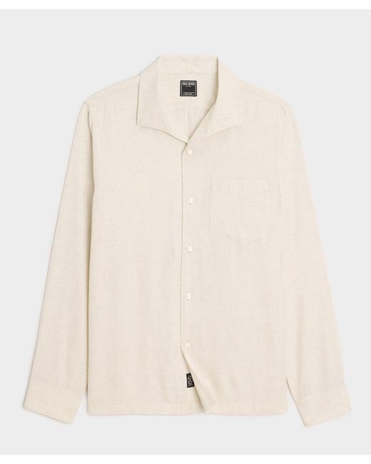 Todd Snyder Rayon Miami Shirt in White for Men | Lyst