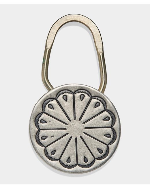 Yuketen Concho Key Chain in White for Men | Lyst