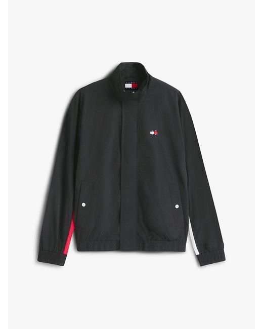 Tommy Hilfiger Flag Badge Back Logo Water Repellent Jacket in Black for ...