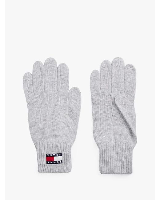 Tommy Hilfiger Heritage Logo Gloves in White | Lyst UK