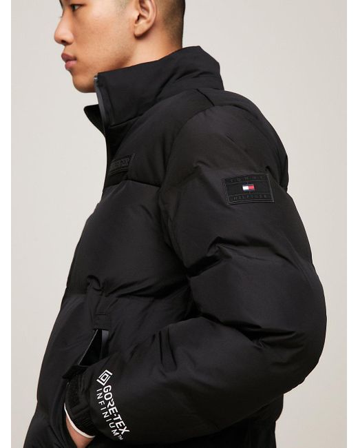 Tommy Hilfiger Th Warm Gore-tex New York Puffer Jacket in Black for Men ...