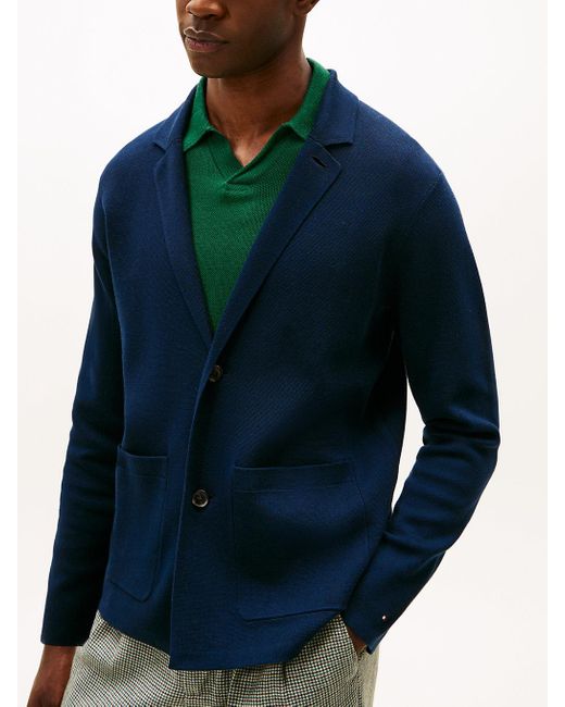 Tommy Hilfiger Smart Casual Regular Fit Single Breasted Blazer in Blue ...