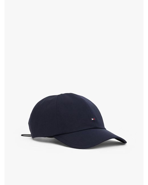 Tommy Hilfiger Performance Waterproof Baseball Cap in Blue for Men ...