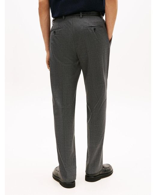 Tommy Hilfiger Textured Wool Blend Suit in Grey for Men | Lyst UK