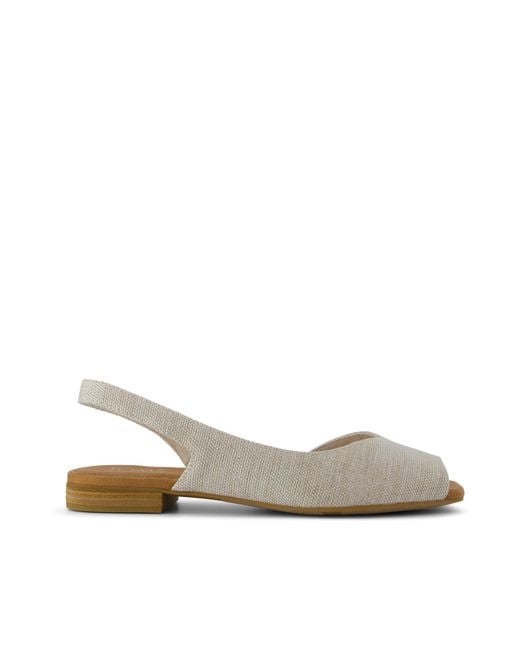 TOMS Briella Slingback Ballet Flat in Metallic | Lyst UK