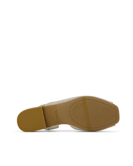 TOMS Briella Slingback Ballet Flat in Metallic | Lyst UK