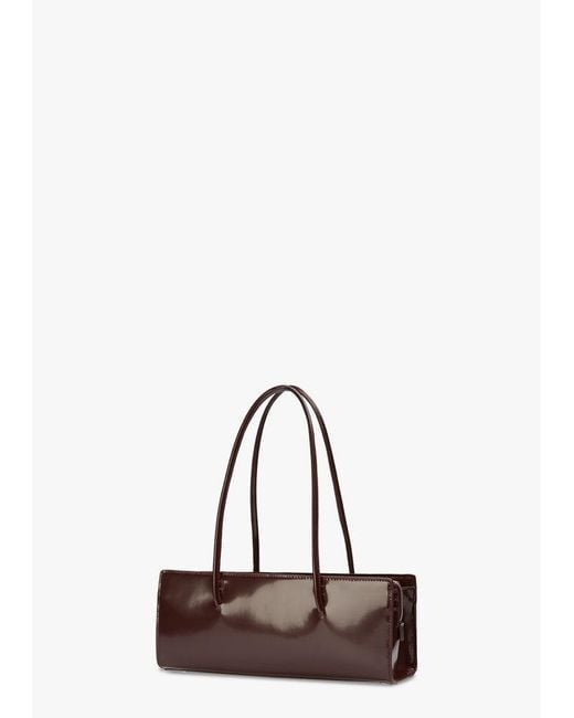 Tony Bianco Flora Vino Smooth Shoulder Bag in Brown | Lyst