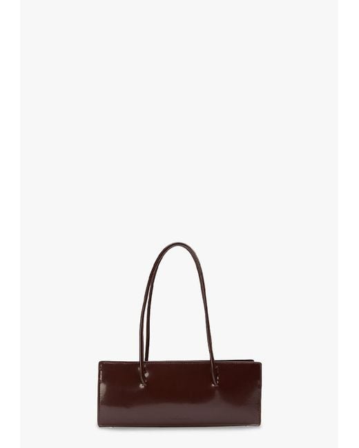 Tony Bianco Flora Vino Smooth Shoulder Bag in Brown | Lyst