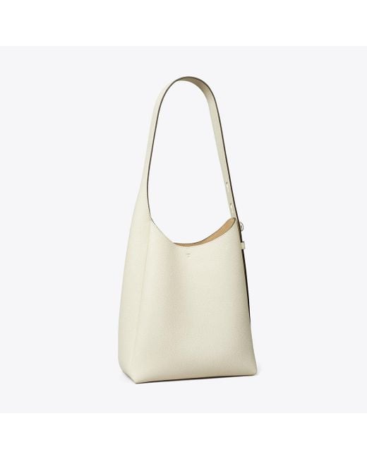 Tory Burch Small Romy Hobo Bag in Natural | Lyst