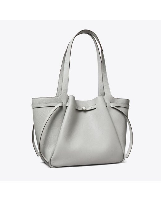 Tory Burch Romy Tote in Gray | Lyst