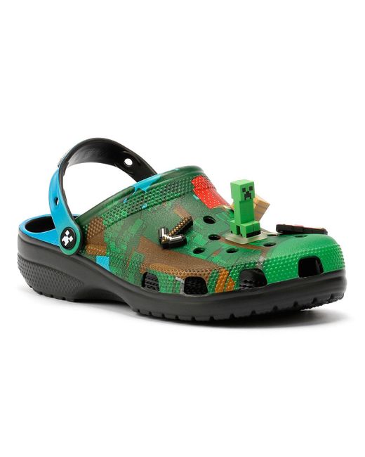 Crocs™ Minecraft Classic Multi Clogs in Green | Lyst