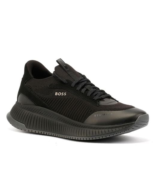 BOSS Ttnm Evo Sneakers in Black for Men | Lyst