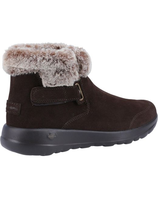 Skechers On-the-go Joy First Glance 144041-choc Hook And Loop Shoe in ...