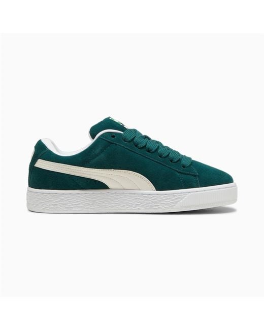 PUMA Suede Xl Dark Trainers in Green | Lyst
