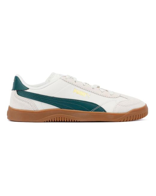 PUMA Club 5v5 /green Trainers in White | Lyst