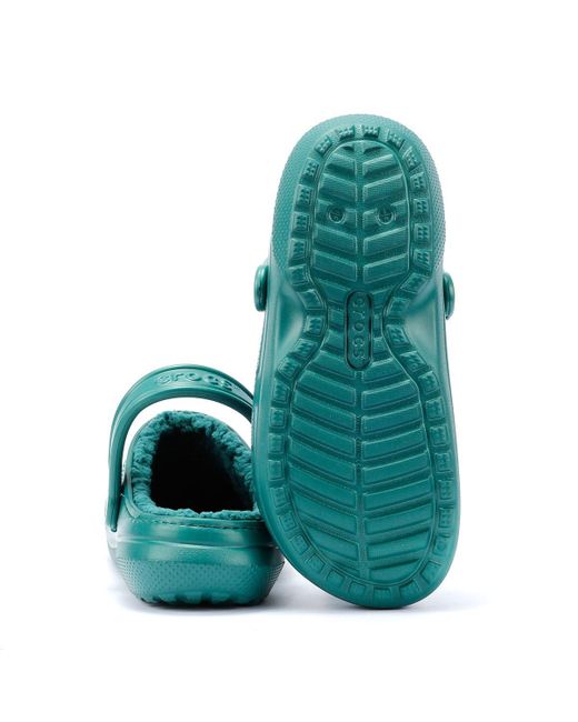 Crocs™ Classic Lined Emerald Clogs in Green | Lyst