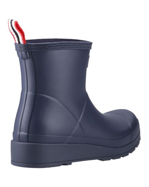 HUNTER Wfs2020rma-vle Play Short Boots in Blue | Lyst