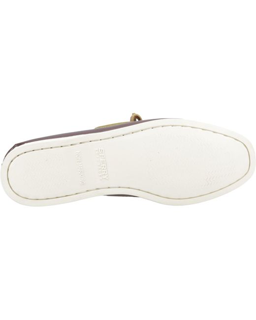 Sperry Top-Sider Authentic 2 Eye Leather Boat Shoes in Brown for Men ...