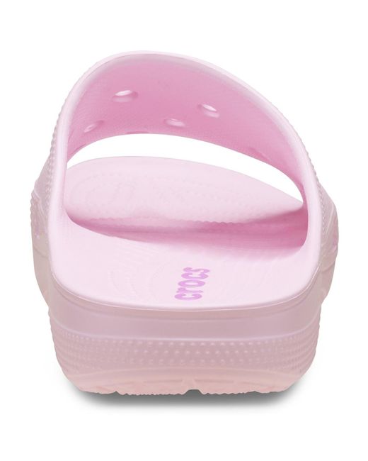 Crocs™ Classic Slide Thermoplastic Milk Slides in Pink | Lyst UK