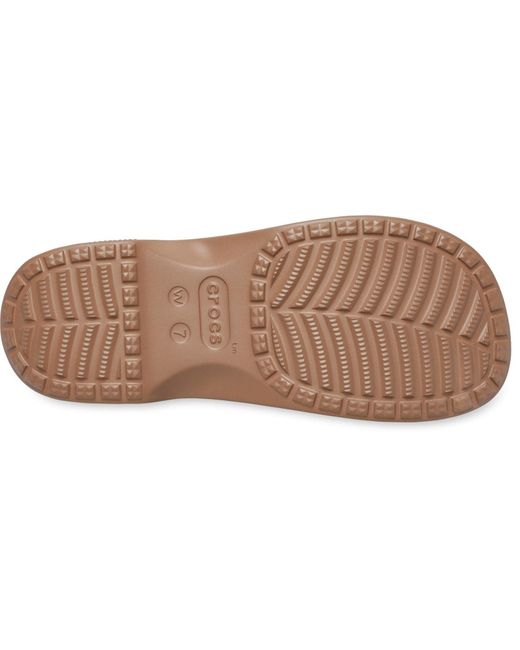 Crocs™ Classic Cross Strap Synthetic Milk Chocolate Sandals in Brown ...