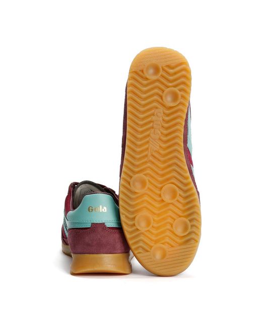 Gola Tornado Wine/Sea Mist Trainers in Red | Lyst UK
