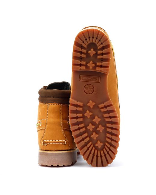Timberland Authentic Leather Wheat Boots in Brown for Men | Lyst