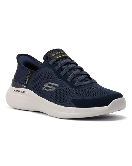 Skechers Bounder 2.0 Emerged Sneakers in Blue | Lyst