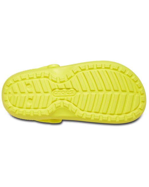Crocs™ Classic Lined Clog Synthetic Cyber Clogs in Yellow | Lyst UK