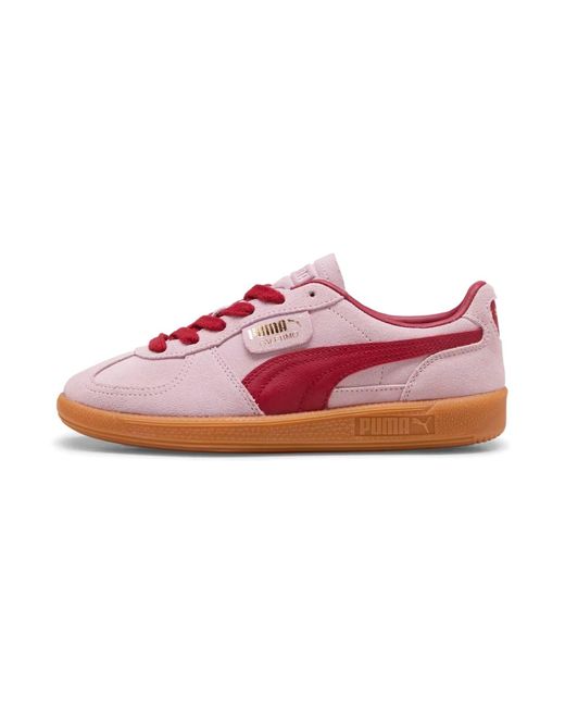 PUMA Palermo Leather Rose/Dark Crimson Sneakers in Pink | Lyst