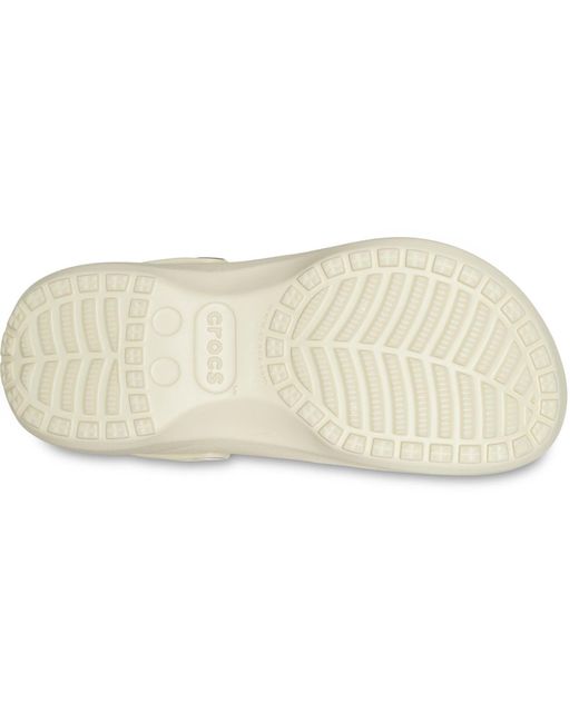 Crocs™ Classic Platform Lined Thermoplastic Women's Bone Clogs in White | Lyst