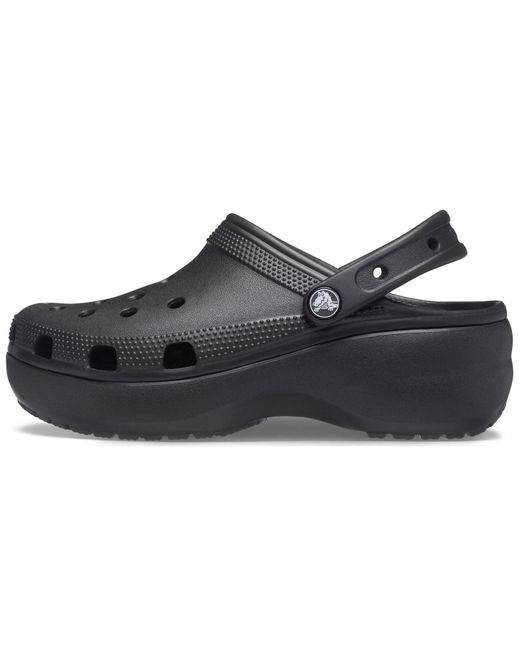 Crocs™ Classic Platform Thermoplastic Clogs in Black | Lyst