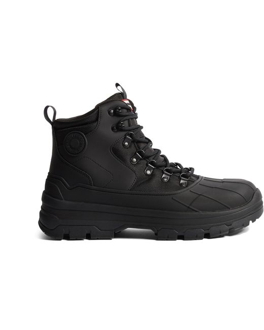 HUNTER Mfs1000ptp-blk Explorer Duck Boots in Black for Men | Lyst