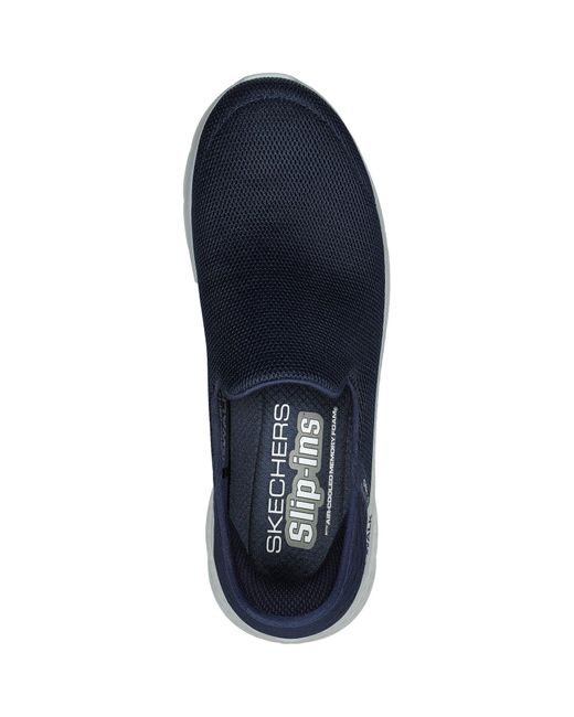 Skechers Go Walk Flex No Hands 216491-nvy Slip On Shoe in Blue for Men ...