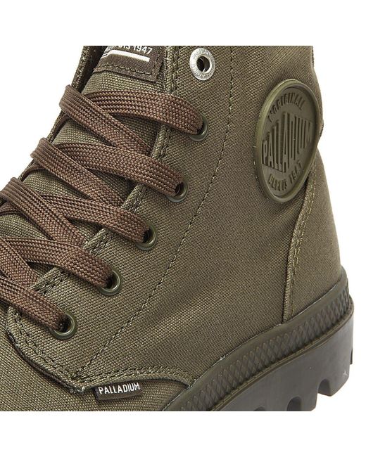 Palladium Pampa Hi Mono Chrome Boots in Green for Men | Lyst