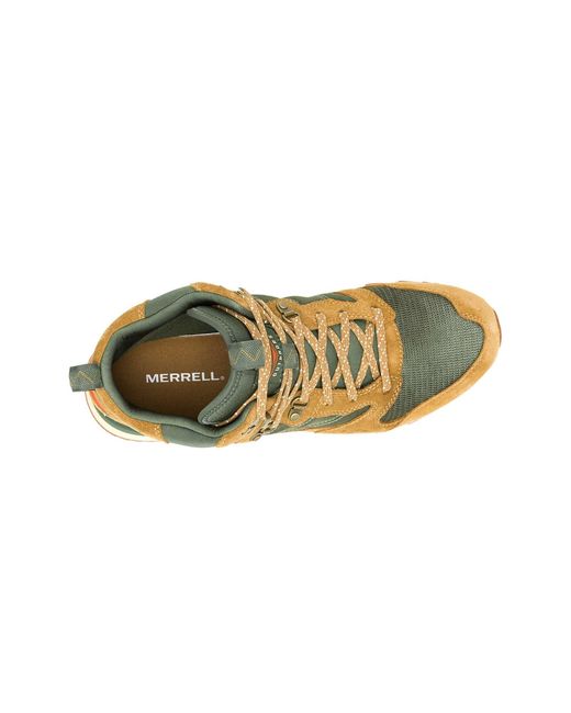 Merrell Alpine 83 Recraft Mid Suede Sneakers in Green | Lyst
