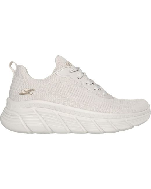 Skechers Bobs B Flex Hi Flying 117385-ofwt Off Lace Up Shoe in White | Lyst