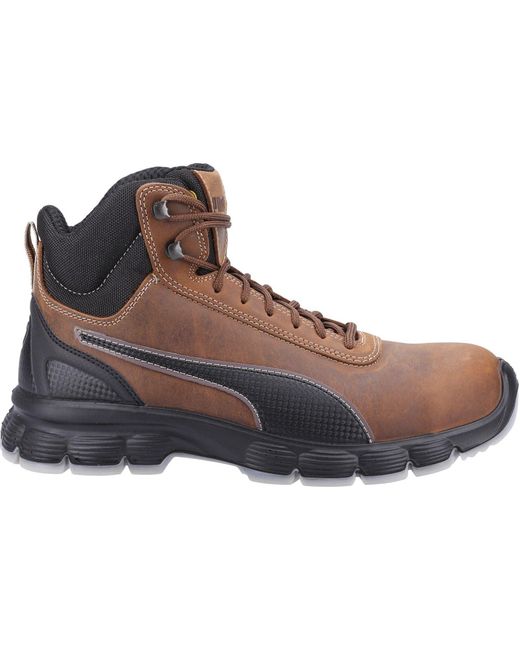 PUMA Condor Mid Nubuck Boots in Brown | Lyst