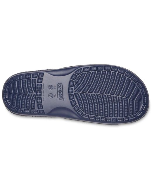 Crocs™ Classic Slide Eva Slides in Blue | Lyst