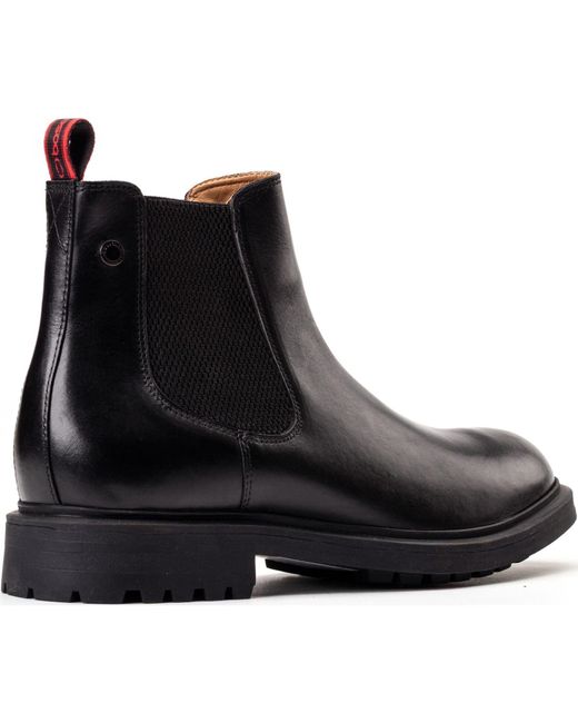 Base London Roebuck Leather Boots in Black for Men | Lyst UK