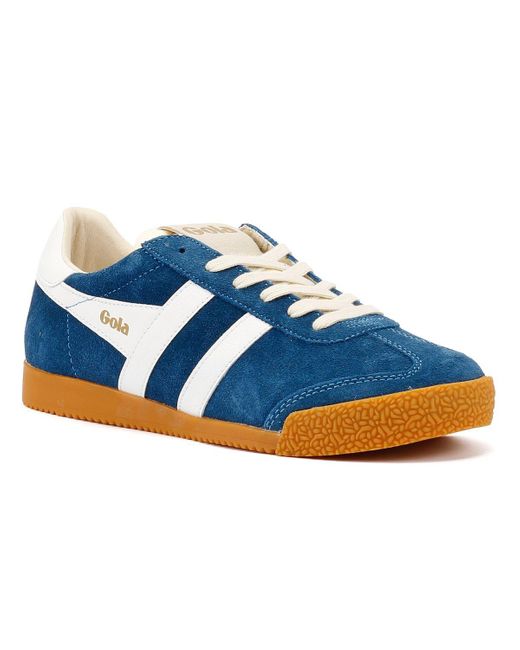 Gola Elan Suede Marine/ Sneakers in Blue | Lyst
