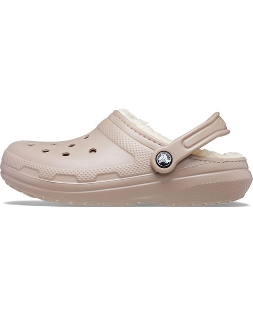 Crocs™ 203591 Classic Lined Uni Thermoplastic Mushroom/bone Clogs in ...