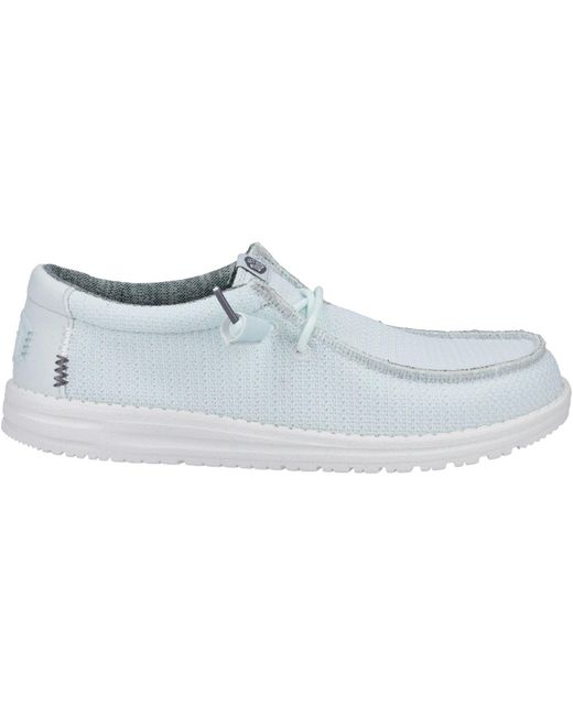 HEYDUDE Wally Sport Mesh Polyester/Spandex/Nylon Skyline Boat Shoes in ...